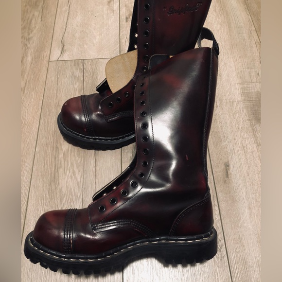 GRIPFAST | Shoes | Gripfast Burgundy Ruboff 4 Eye Steel Toe Capped ...